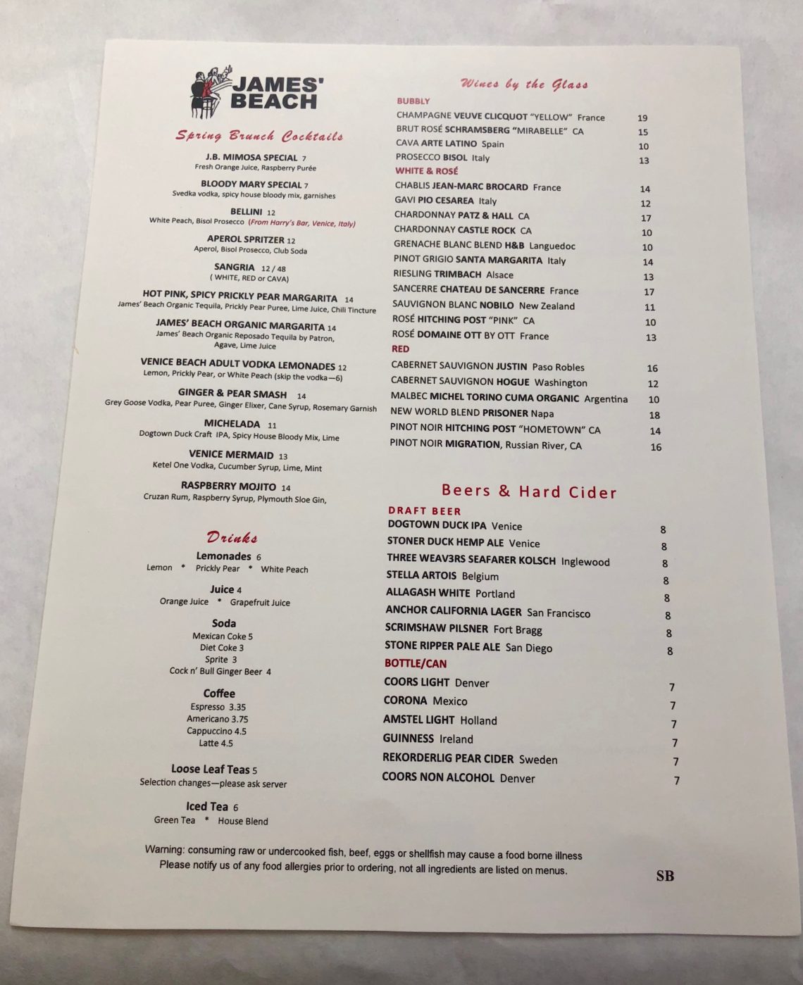 Food Review: James' Beach - Escape Around The World